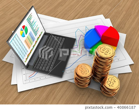 3d personal computer - Stock Illustration [40866187] - PIXTA