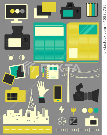 Journalism Elements Illustration - Stock Illustration [40883783] - PIXTA