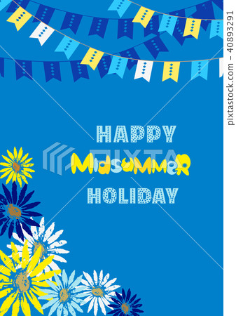 Happy Midsummer card - Stock Illustration [40893291] - PIXTA