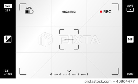 Modern smart phone camera focusing screen - Stock Illustration ...