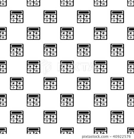 Calculator pattern vector seamless - Stock Illustration [40922576] - PIXTA