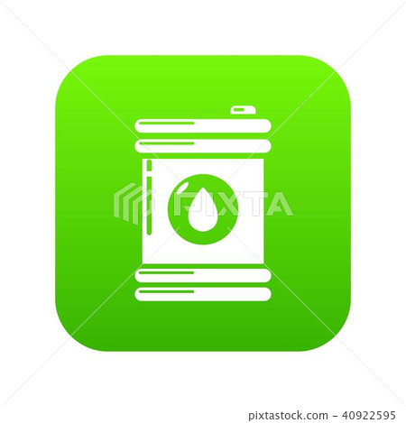 Oil icon green vector - Stock Illustration [40922595] - PIXTA