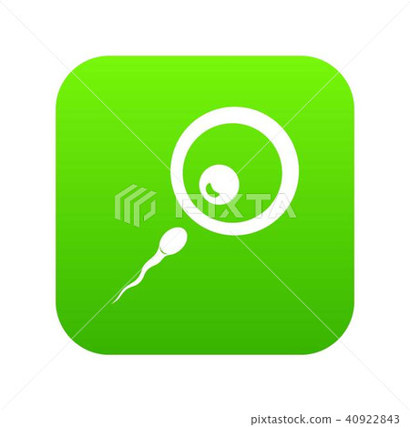 Donor sperm icon digital green - Stock Illustration [40922843] - PIXTA
