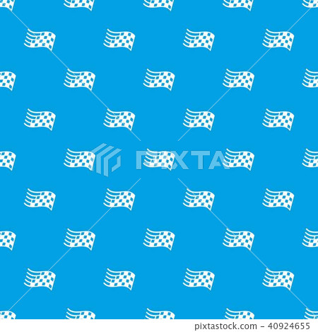 Finish flag pattern vector seamless blue - Stock Illustration [40924655 ...