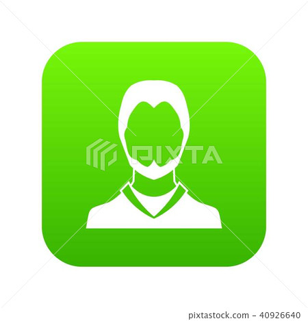 User icon digital green - Stock Illustration [40926640] - PIXTA