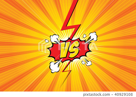 Fight backgrounds comics style design.-插圖素材 [40929108] - PIXTA圖庫