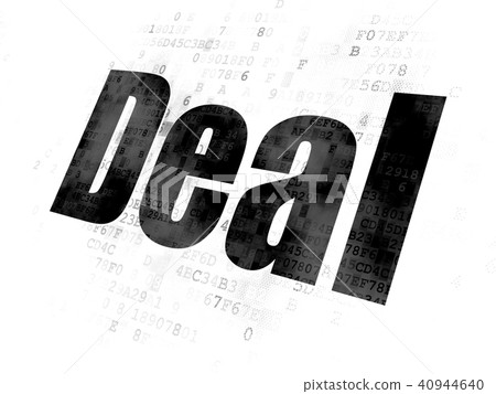 Business concept: Deal on Digital background - Stock Illustration ...