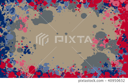 Vintage background with Us national colors - Stock Illustration ...