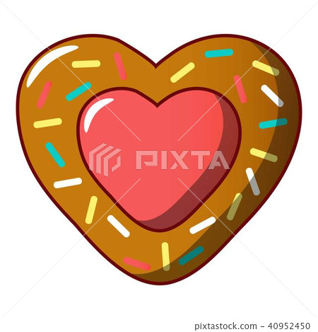 Jam cookie icon, cartoon style - Stock Illustration [40952450] - PIXTA