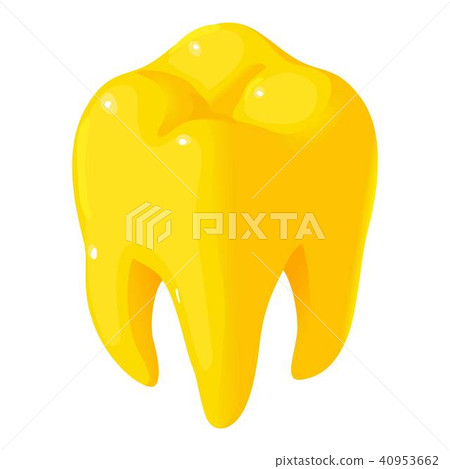 Gold tooth icon, isometric style - Stock Illustration [40953662] - PIXTA