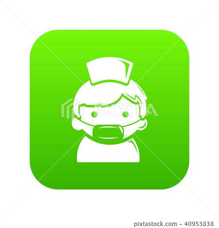 Doctor icon green vector - Stock Illustration [40953838] - PIXTA