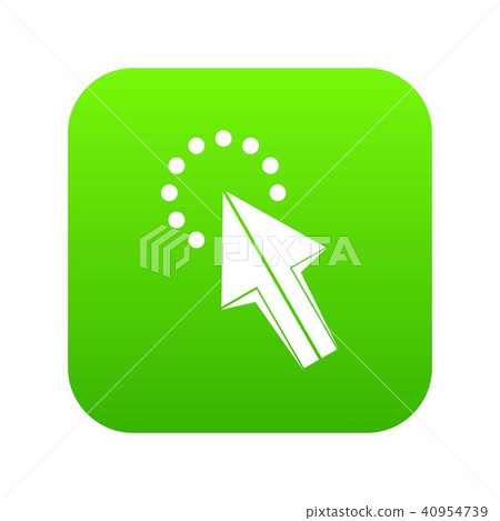 Click icon digital green - Stock Illustration [40954739] - PIXTA