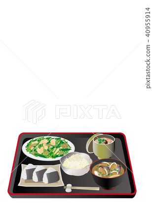 Namuru of bean sprouts and sprouts today - Stock Illustration [40955914 ...