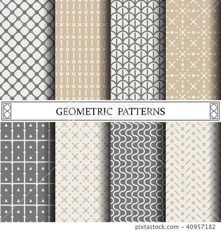 geometric vector pattern,pattern fills, web page - Stock Illustration ...
