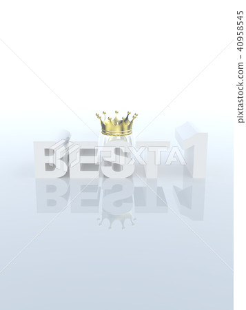 CG illustration crown crown ranking ranking best 1 - Stock Illustration ...