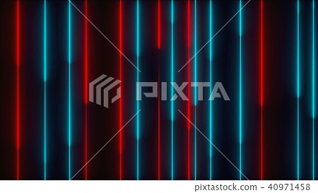 Many vertical neon lighting lines, abstract... - Stock Illustration ...