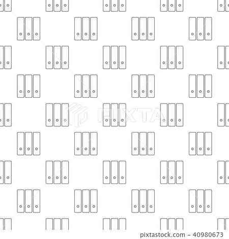 Office folder pattern vector seamless - Stock Illustration [40980673 ...