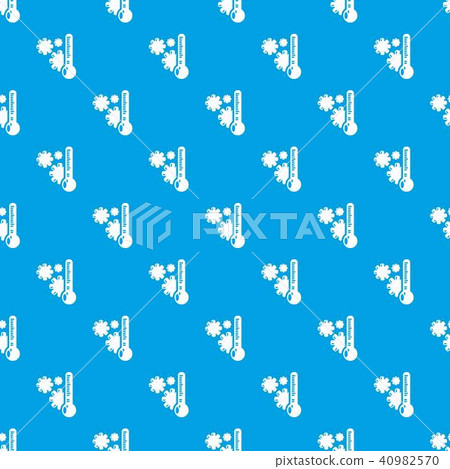 Cold pattern vector seamless blue - Stock Illustration [40982570] - PIXTA