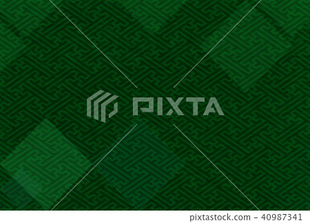 Japanese paper green background texture - Stock Illustration [40987341 ...