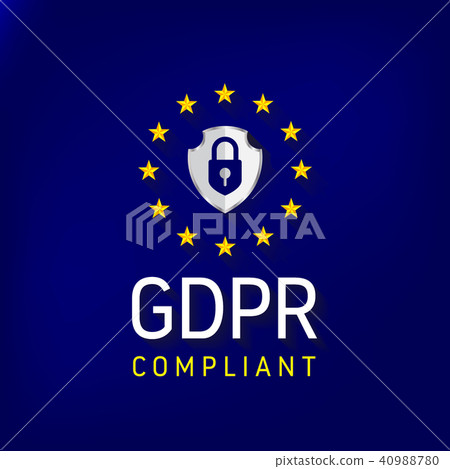 Banner of GDPR concept. - Stock Illustration [40988780] - PIXTA