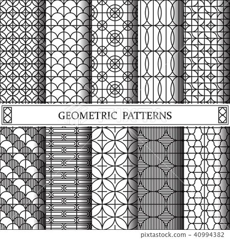 geometric vector pattern,pattern fills, web page - Stock Illustration ...