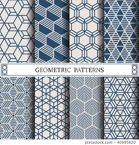hexagon geometric vector pattern,pattern fills - Stock Illustration ...
