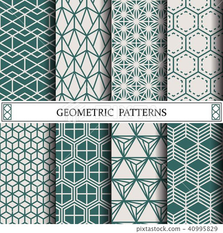 hexagon geometric vector pattern,pattern fills - Stock Illustration ...