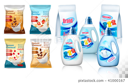 Laundry detergent package design, - Stock Illustration [41000167] - PIXTA