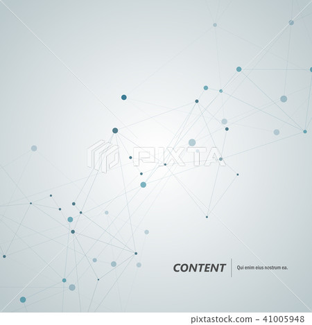 Geometric abstract background with connect... - Stock Illustration ...
