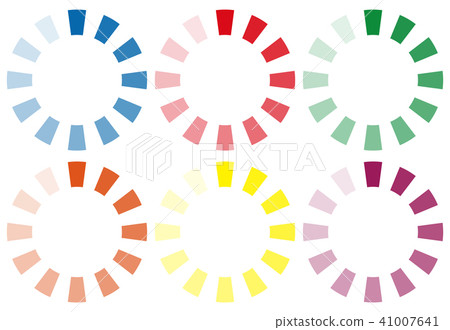 Color chart circle - Stock Illustration [41007641] - PIXTA