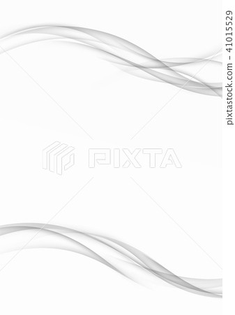 Grey wave smooth border swoosh lines background - Stock Illustration ...