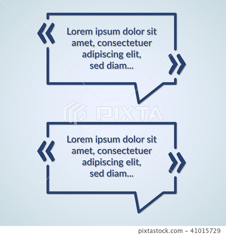 Quote shout text box minimalistic geometrical - Stock Illustration ...