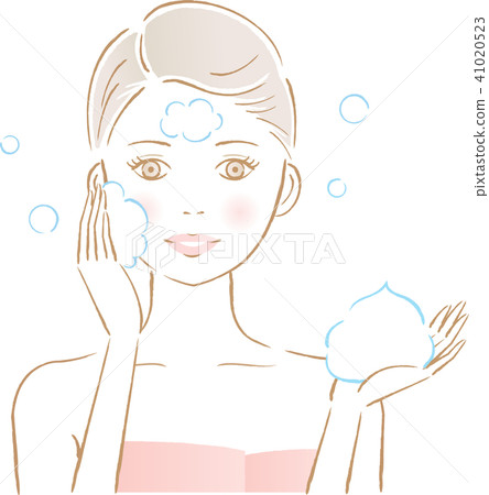 Facial cleanser - Stock Illustration [41020523] - PIXTA