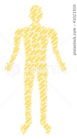 Corn Man Figure - Stock Illustration [41021910] - PIXTA
