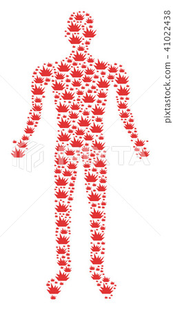 Boom Explosion Human Figure - Stock Illustration [41022438] - PIXTA