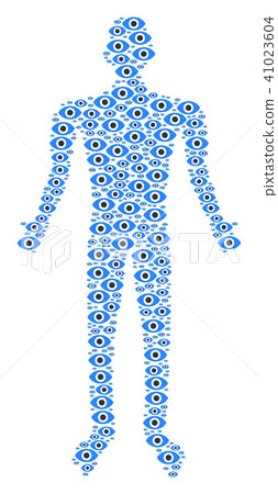 Eye Human Figure - Stock Illustration [41023604] - PIXTA