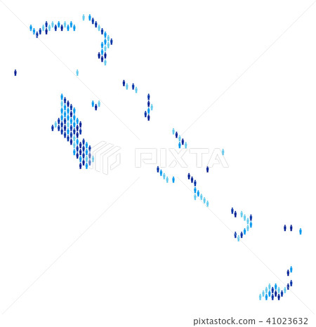 Bahamas Islands Map Population Demographics - Stock Illustration ...