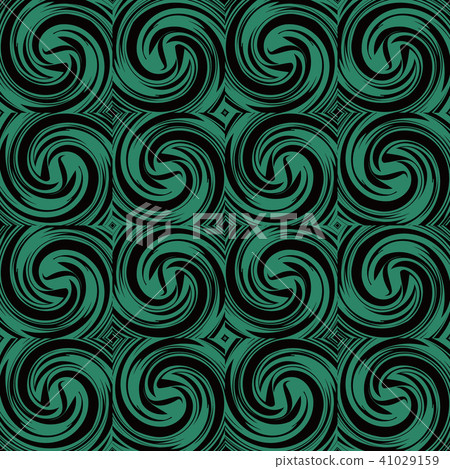 Antique green seamless retro pattern background - Stock Illustration ...