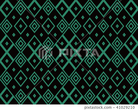Antique green seamless retro pattern background - Stock Illustration ...