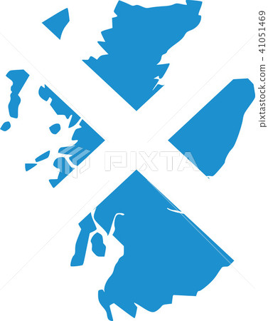 SCO_map_flag.eps - Stock Illustration [41051469] - PIXTA