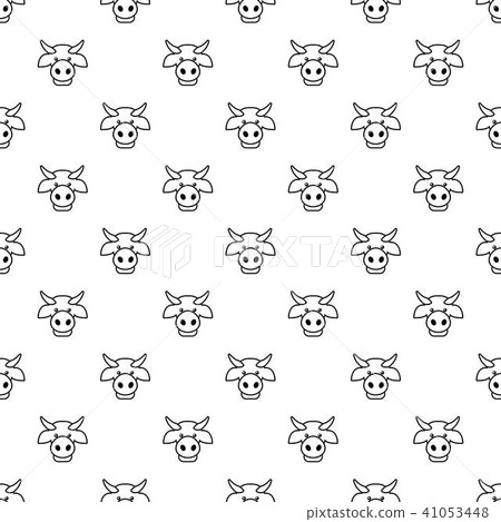 Cow head pattern vector seamless-插圖素材 [41053448] - PIXTA圖庫