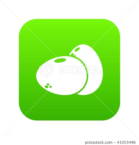 Eggs icon green vector - Stock Illustration [41053496] - PIXTA