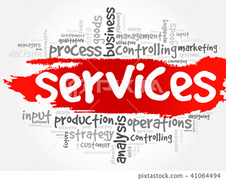 SERVICES word cloud collage - Stock Illustration [41064494] - PIXTA