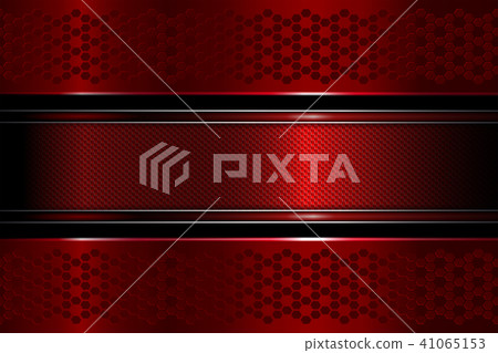 Geometric design of a red shade with a textured... - Stock Illustration ...