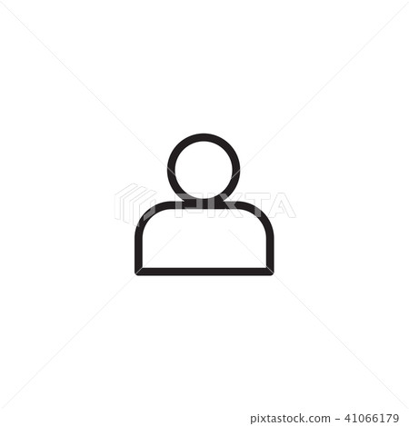 People minimal style icon vector Eps10 - Stock Illustration [41066179 ...