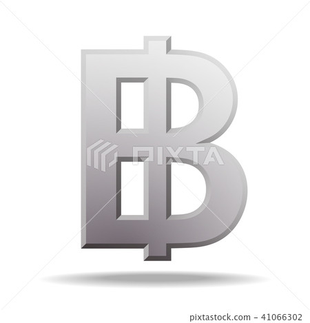 Thai baht currency symbol - Stock Illustration [41066302] - PIXTA
