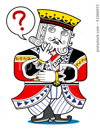 The king of cards - Thinking - Stock Illustration [41066655] - PIXTA