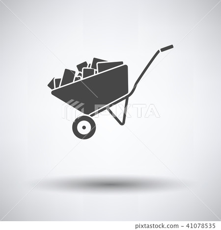 Icon of construction cart - Stock Illustration [41078535] - PIXTA