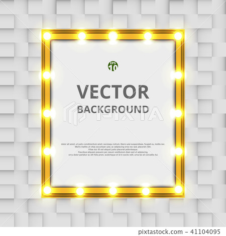 Showing board background with lamps decoration. - Stock Illustration ...