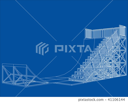 Ramp concept outline. Vector-插圖素材 [41106144] - PIXTA圖庫